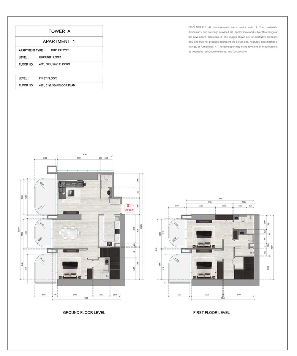Ananda Towers Apartments, Dubai - Floor Plan