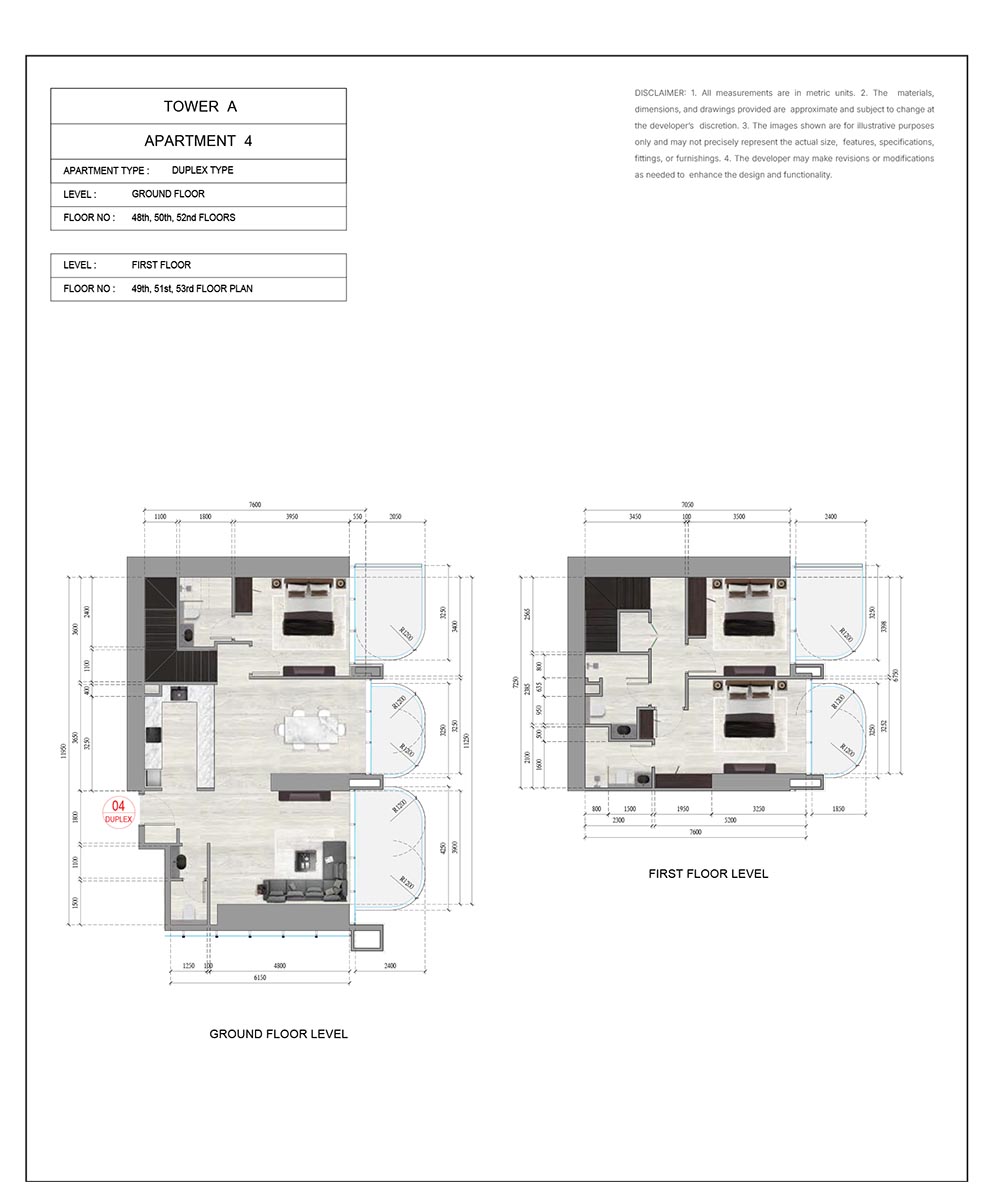 Ananda Towers Apartments, Dubai - Floor Plan