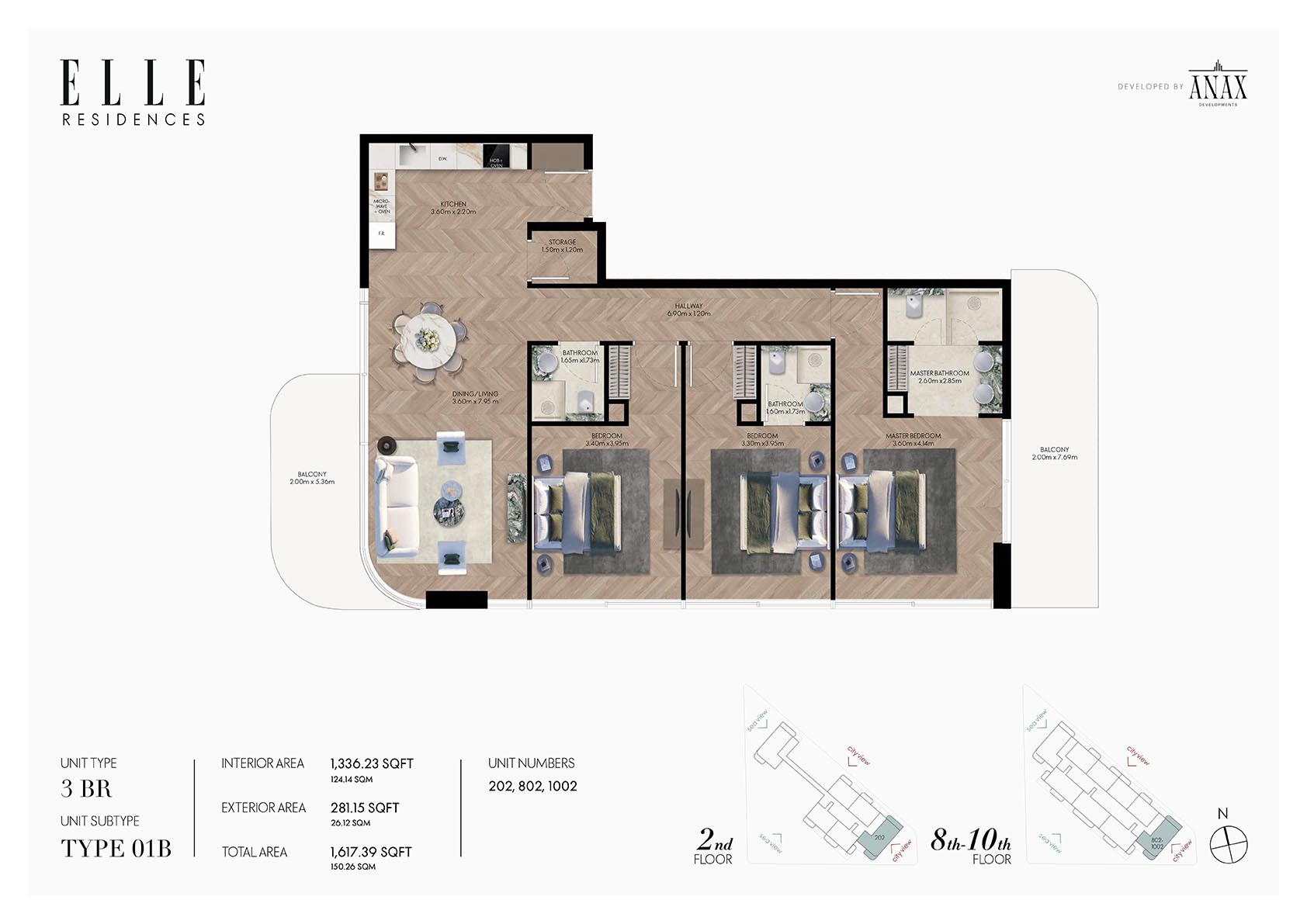 Elle Residences Floor Plan | Dubai Island