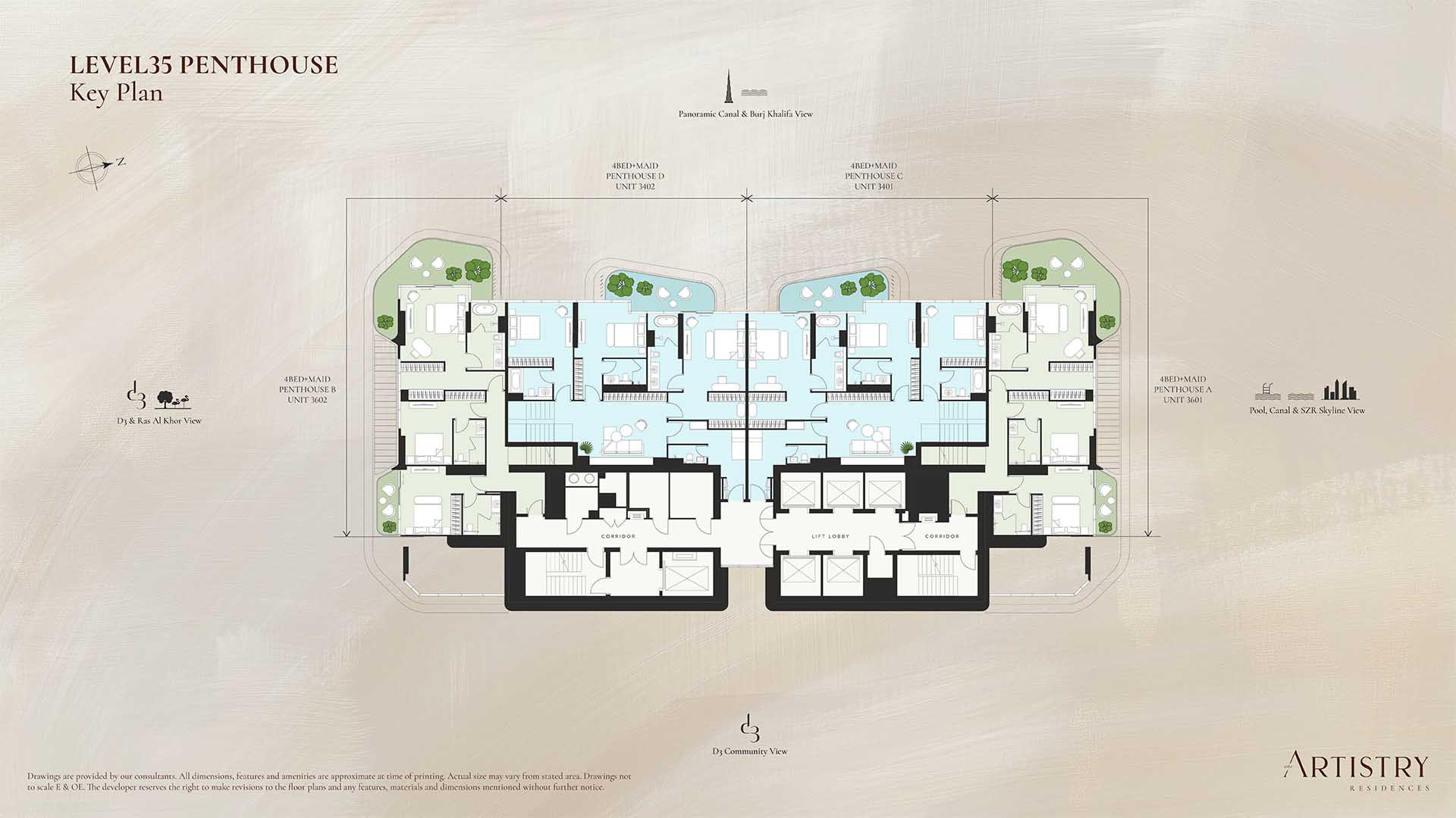 Artistry One Apartments & Penthouses, Dubai - Floor Plan