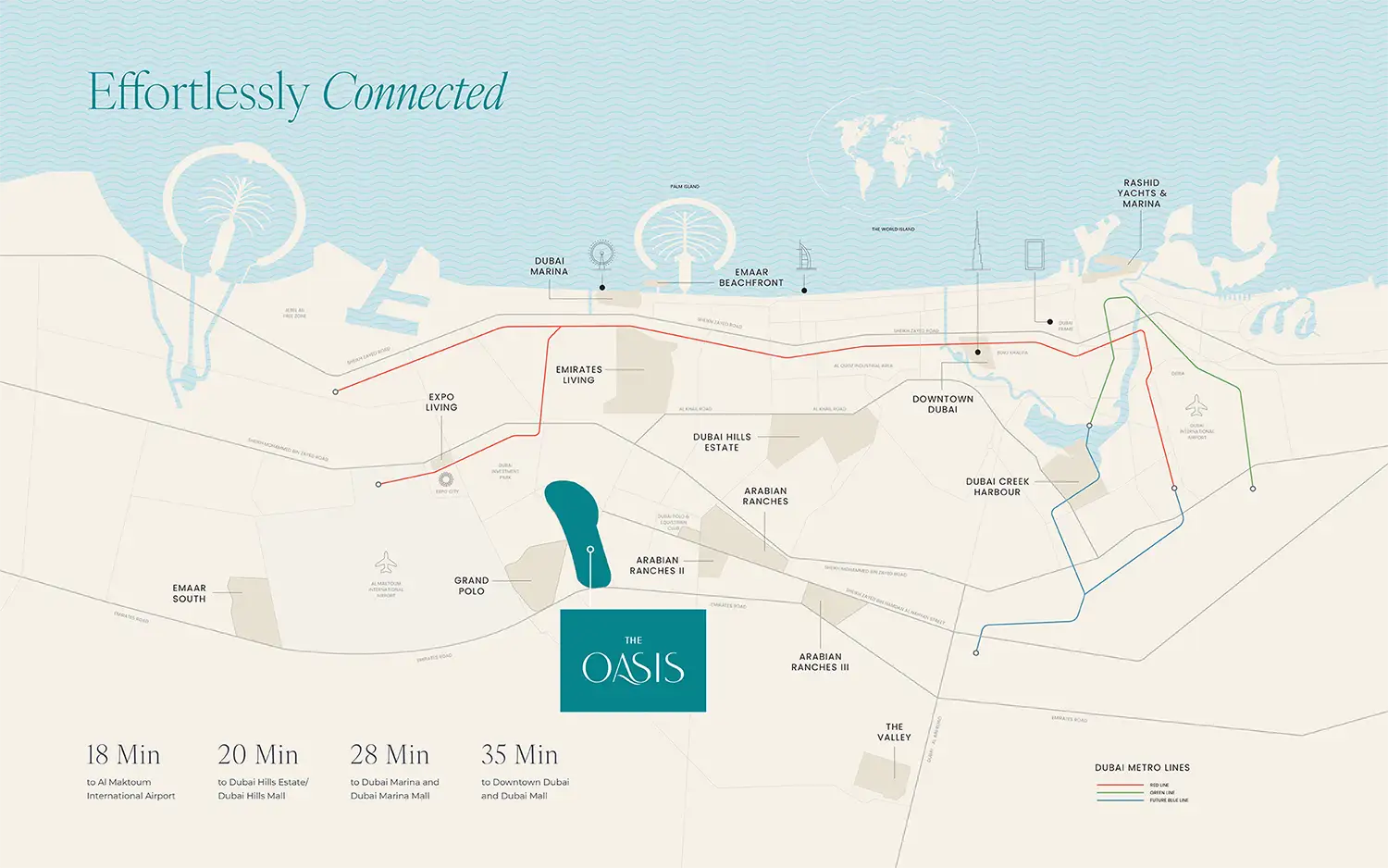 Emaar Valoria at The Oasis - Master Plan