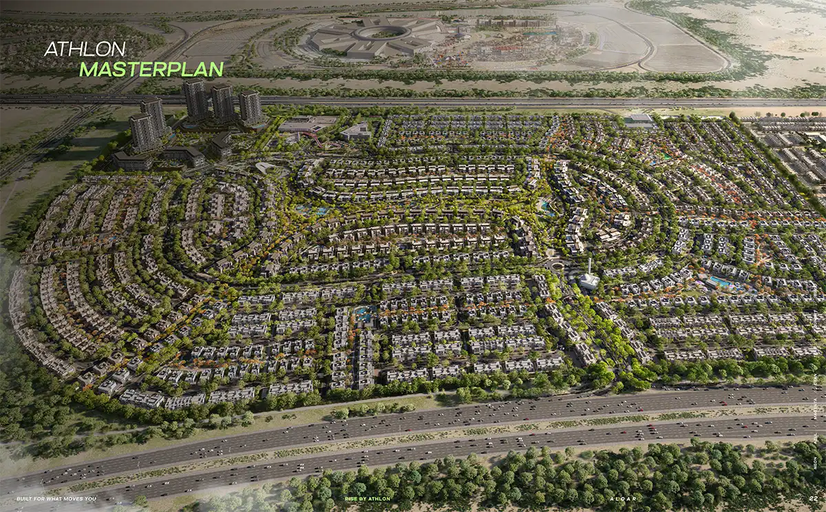 Rise by Athlon 4 by Aldar in Dubailand - Master Plan