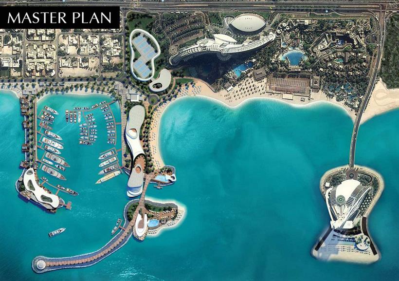 Marsa Al Arab Villas by Dubai Holding at Jumeirah, Dubai - Master Plan